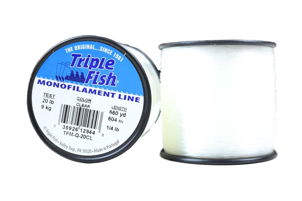AFW Triple Fish Mainline Mono - Clear