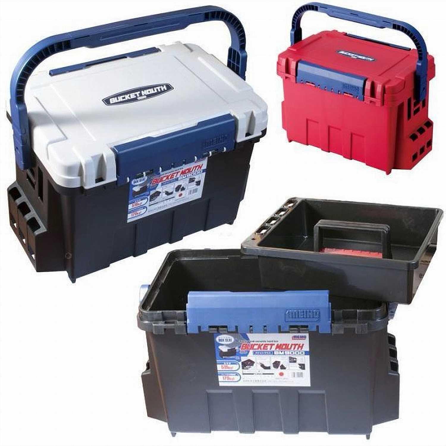 Meiho Bucket Mouth Box 9000 - Black
