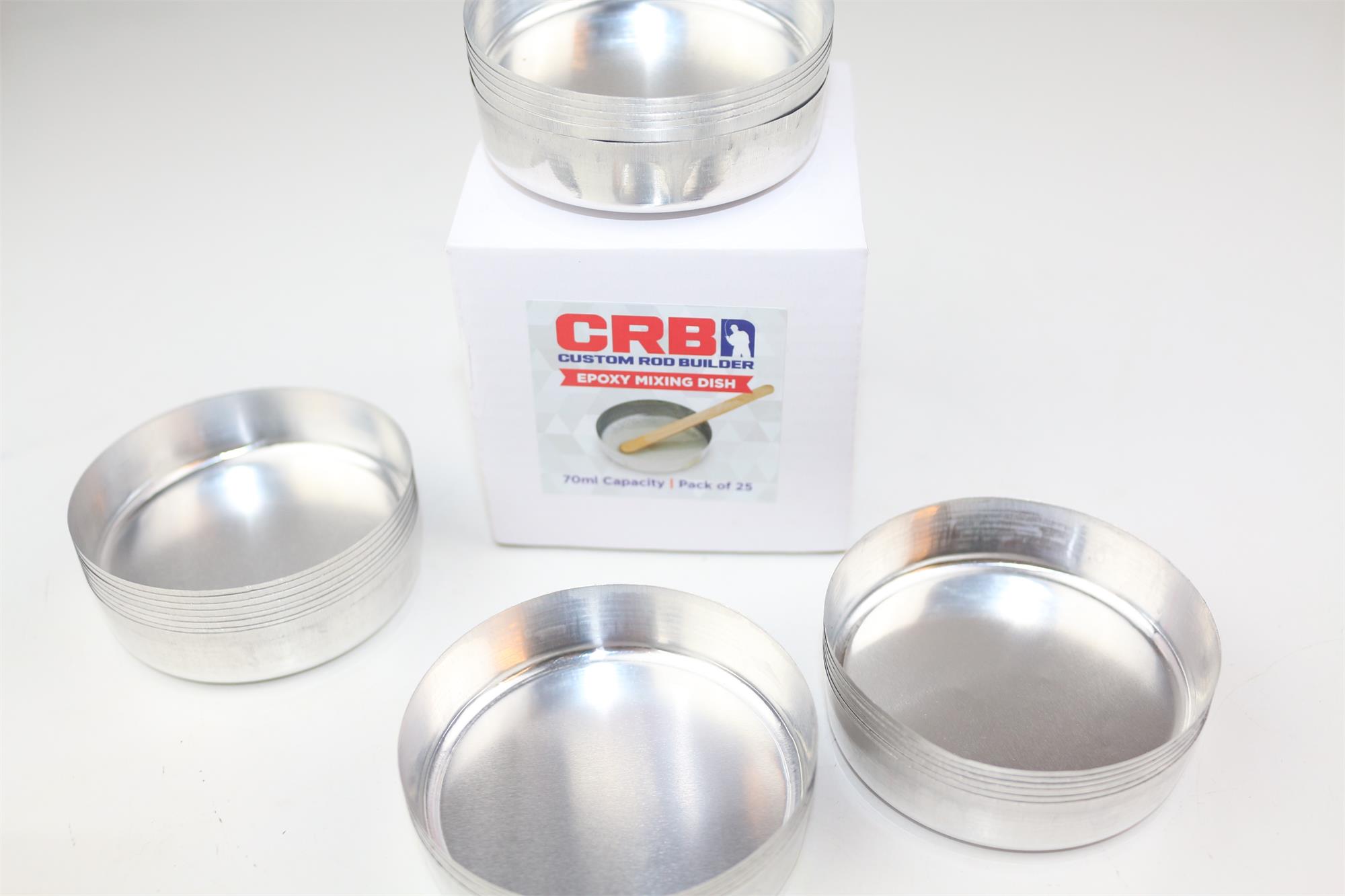 CRB Epoxy Mixing Dish 70ml Capacity 25pk