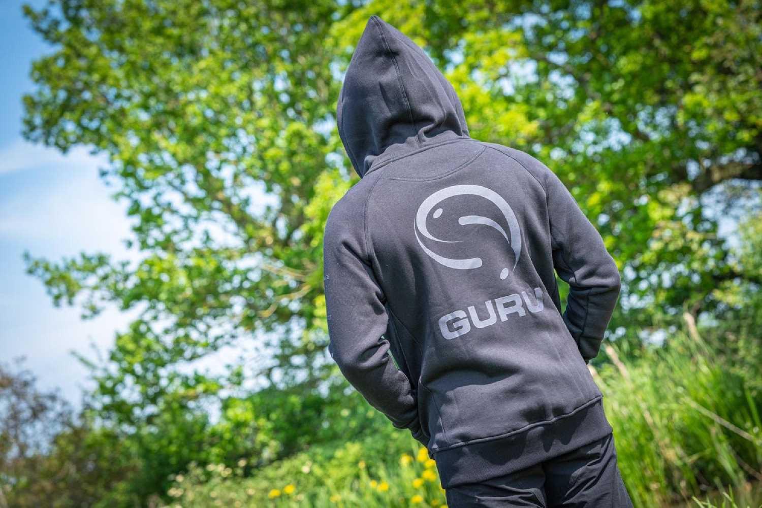 Guru Semi Logo Hoodie Black