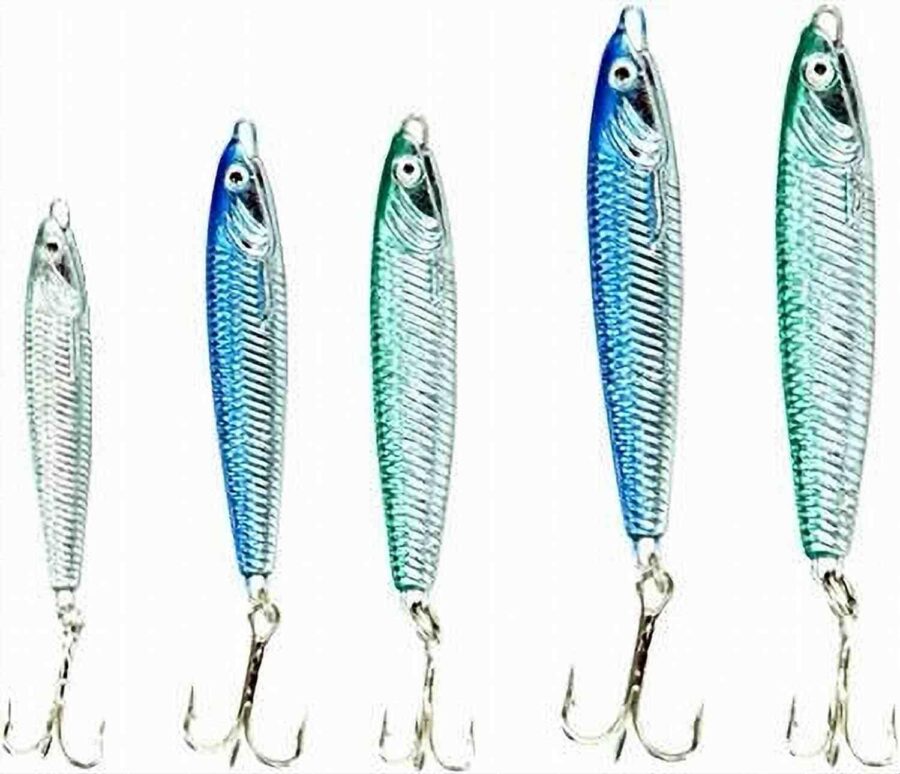 Dennett Saltwater Pro Pilchard Jig Kit 5 Asstd Sea Lures