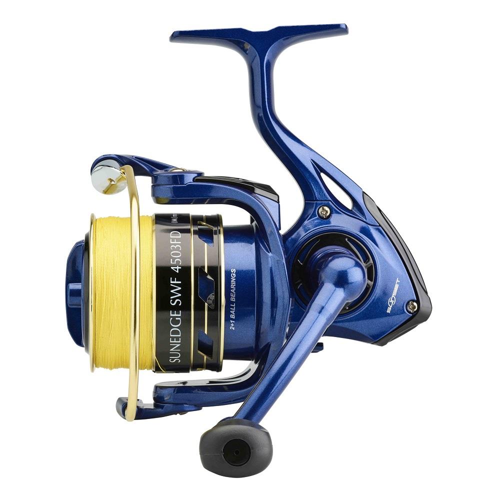 Sunset Sunedge SWF 4503 FD Spinning Reel Loaded with Braid