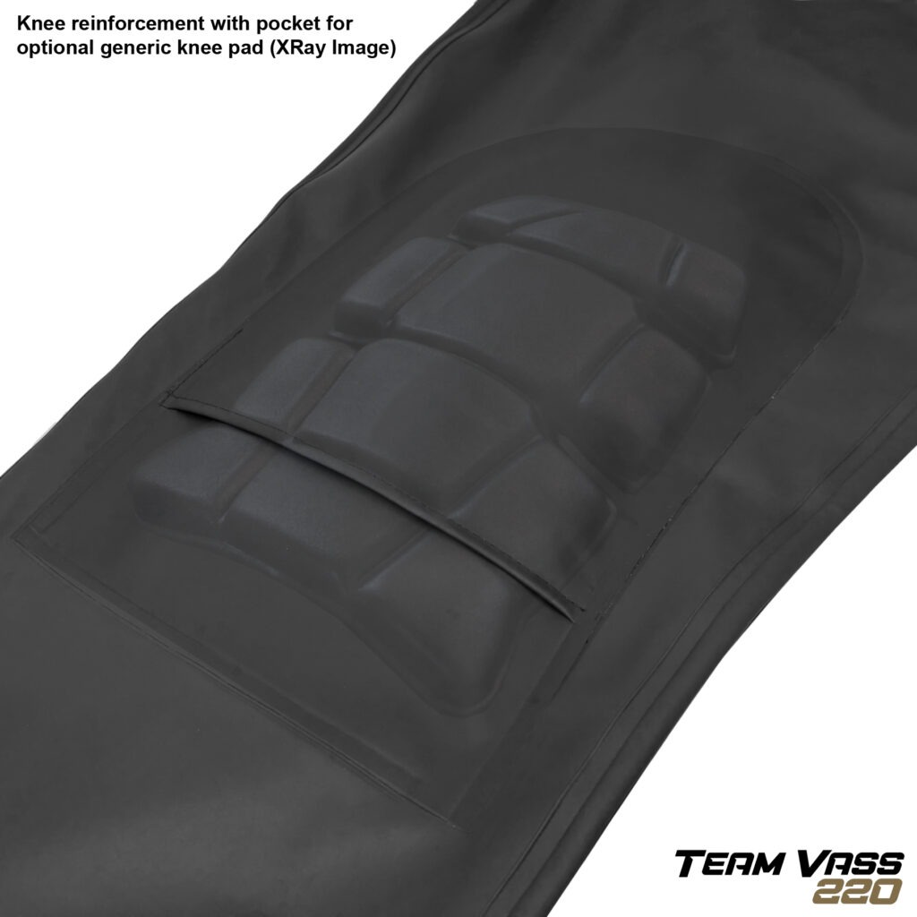 Vass Team Vass 220 Winter Bib & Brace w/Knee - Black
