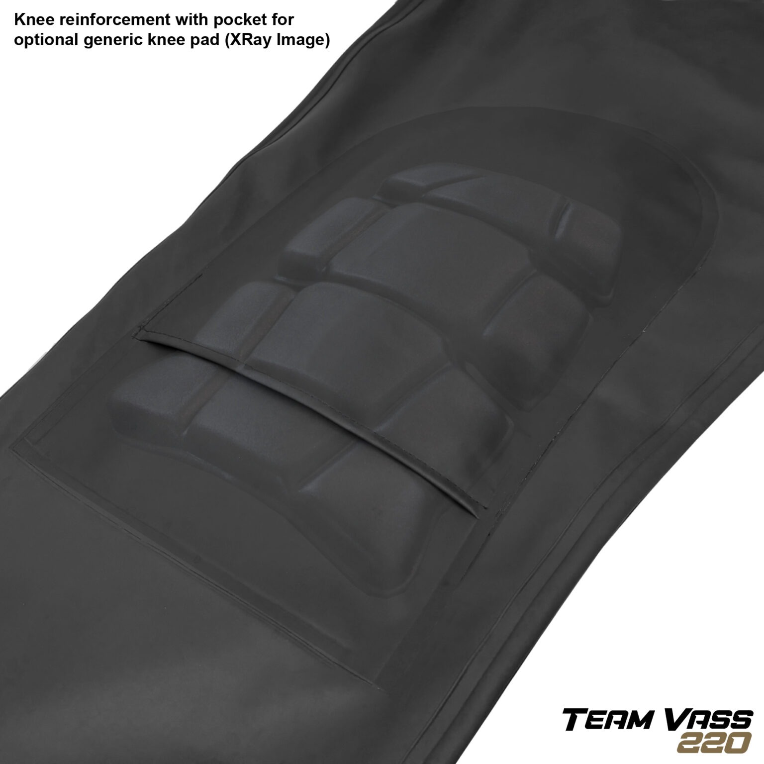 Vass Team Vass 220 Winter Bib & Brace w/Knee - Black