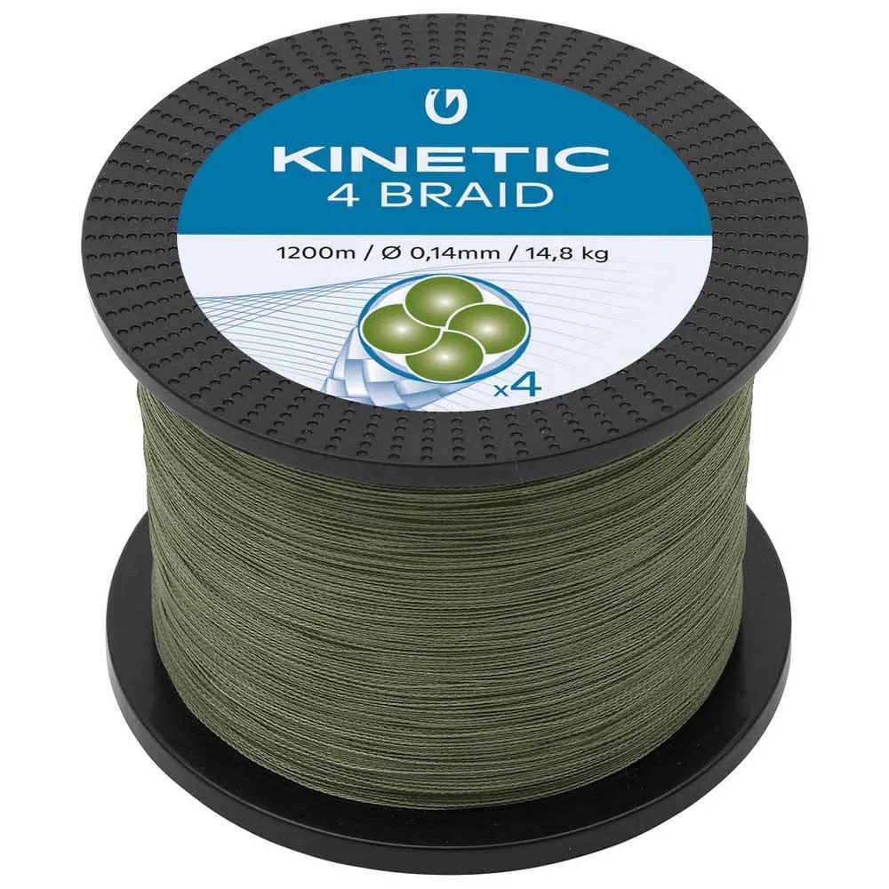Kinetic 4 strand Braid 1200M 0.14mm 14.8kg