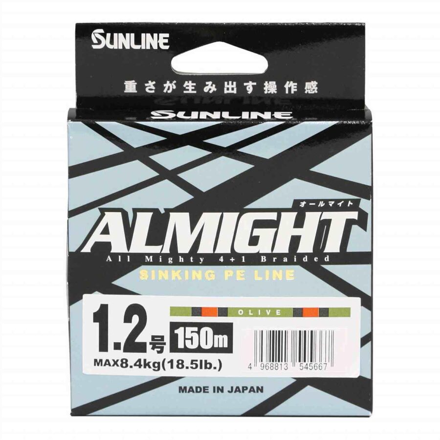 Sunline Almight Pe 150m - Olive - Max 11lb